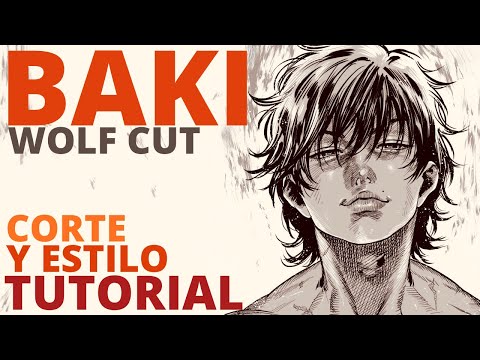 BAKI HANMA FACIL. Como cortar el Wolf Cut (TUTORIAL CORTE de PELO) 刃牙 ...