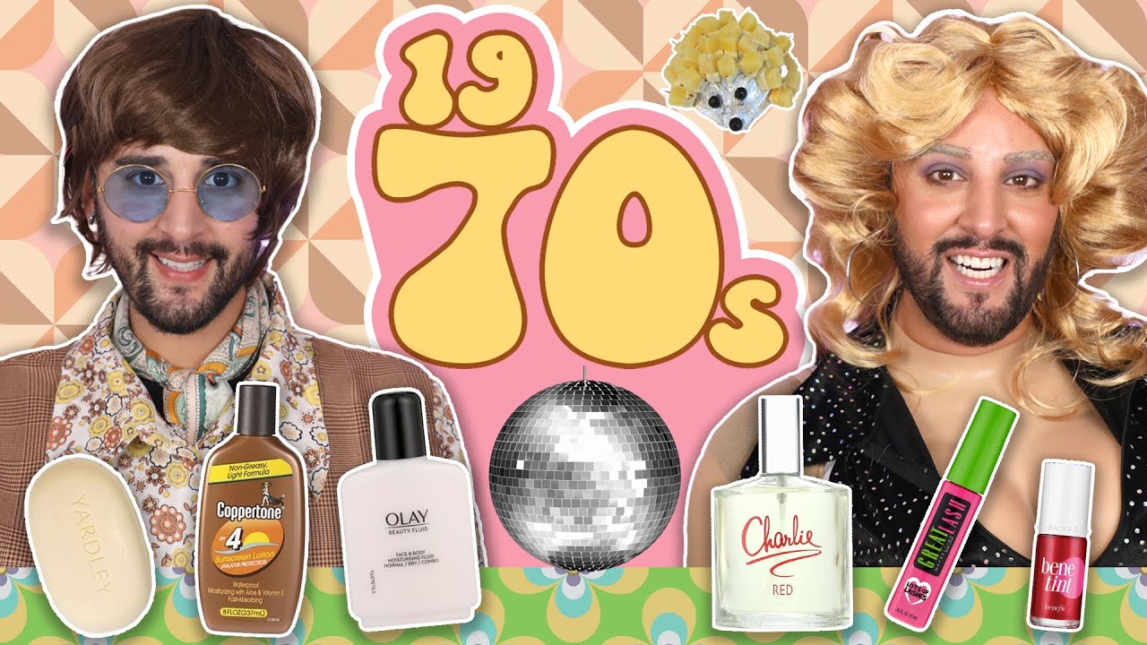 70’s Makeup And Skincare Tutorial! HISTORICALLY ACCURATE! 💜🖤 The Welsh Twins