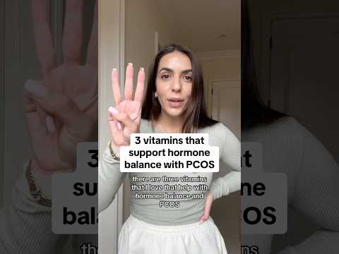 3 Vitamins that support hormone balance with #pcos
