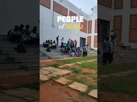 The people of NLSIU, Bangalore #nlsiu #lawschool #nationallawschool #bangalore