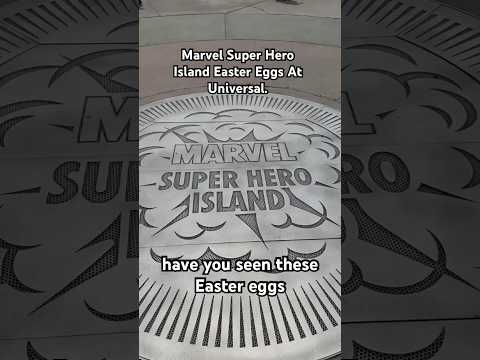 Have you seen these easter eggs for Marvel Super Hero Island at Universal? #marvel #universal