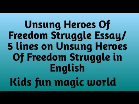 Know your freedom Fighter Essay/हमारी आजादी के नायक पर निबंध