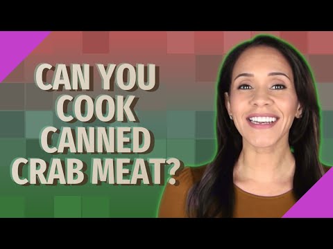 Can you cook canned crab meat?