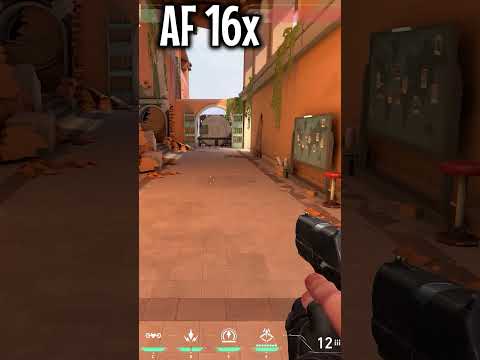 Valorant Anisotropic Filtering 1x vs 16x | What is Anisotropic Filtering in Games & What Does it Do?
