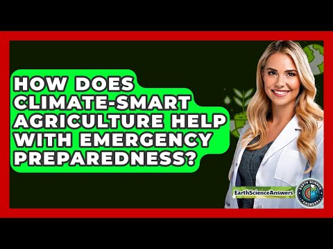 How Does Climate-smart Agriculture Help With Emergency Preparedness? - Earth Science Answers