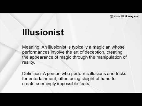 Illusionist Meaning