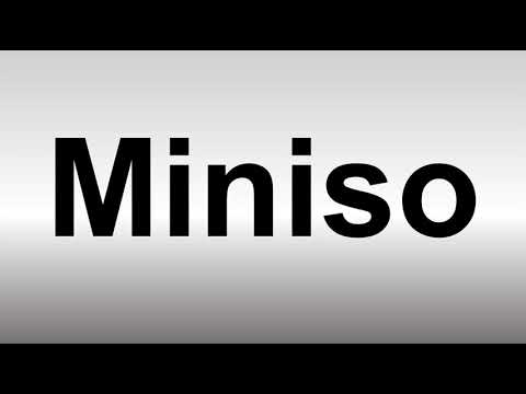 How to Pronounce Miniso