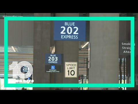 Tampa International Airport opens express curbside lanes for passengers without checked bags