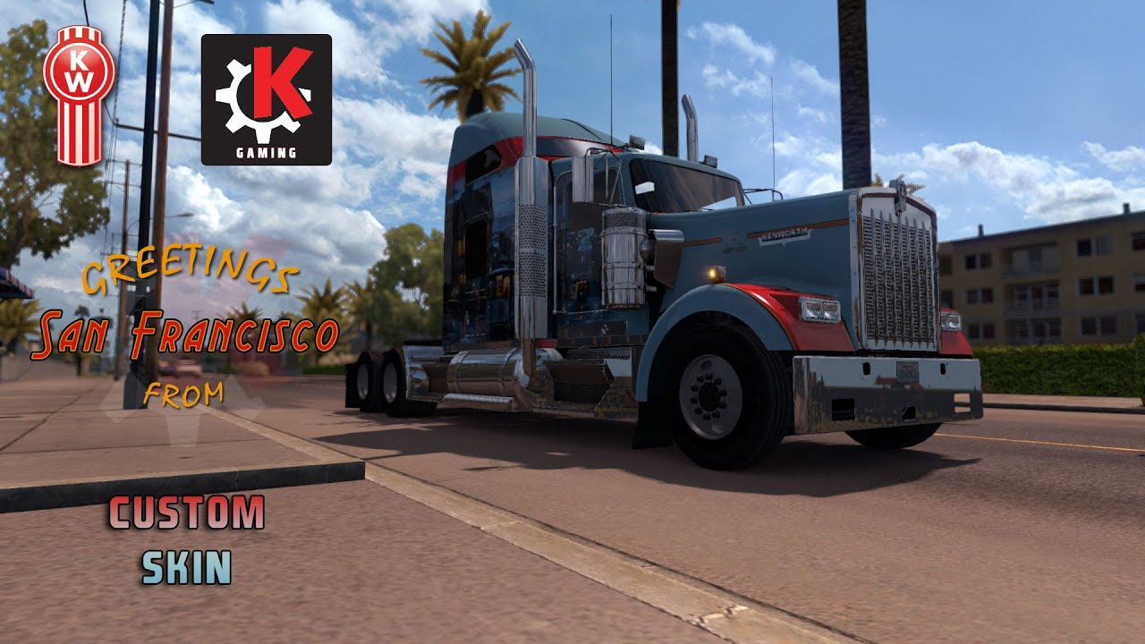 San Francisco Khross Custom Skin - Kenworth W900 - ATS