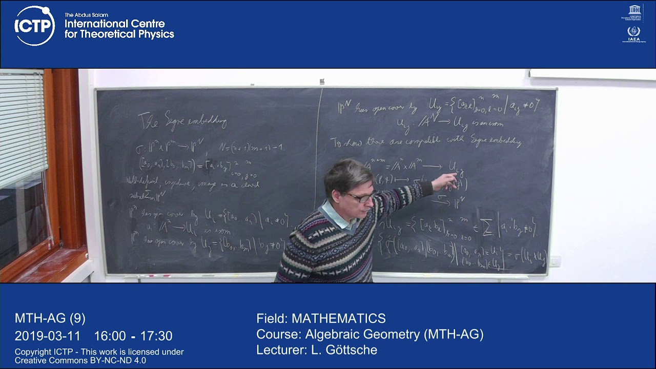 Algebraic Geometry (MTH-AG) Lecture 9