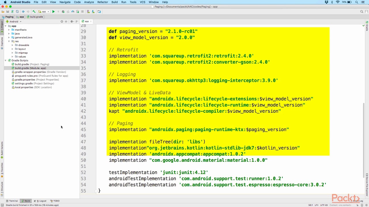 Android Jetpack Architecture Components:  Understanding Paging Library | packtpub.com