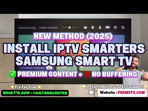 Install the BEST IPTV for SMART TV SAMSUNG ! (Full Guide & Premium) ⭐