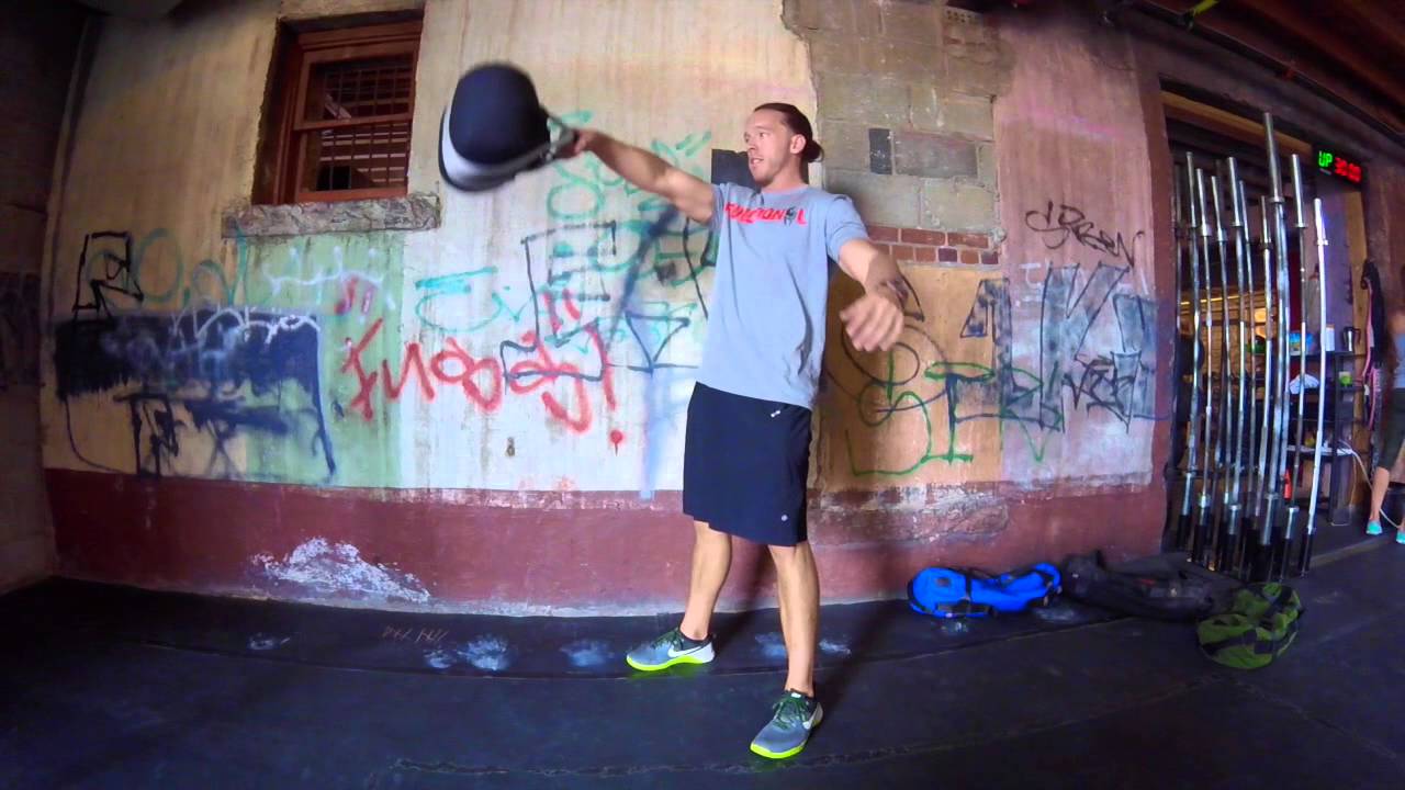 Kettlebell Sandbag Swing - Single Arm
