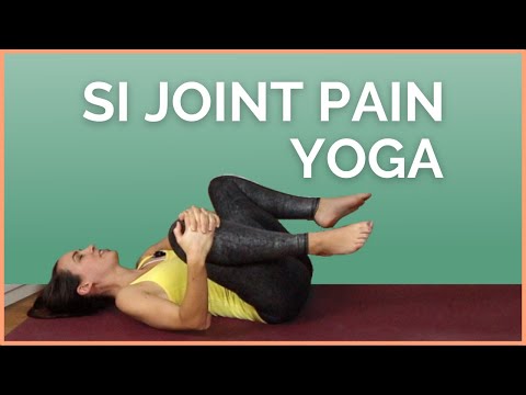 Yoga for SI JOINT PAIN - 20 min Stretches for Sacroiliac Joint Pain Relief