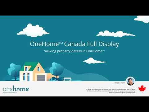 OneHome™ Canada Full Display