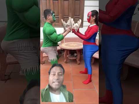 😂Funny crazy game spider girl cosplay costume #spiderman #shorts #funny