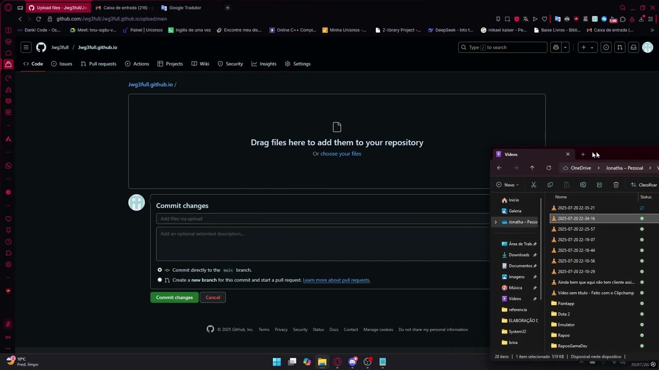 how to host a website using github xd