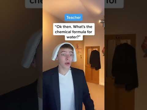 What Is The Chemical Formula of Water? #shorts