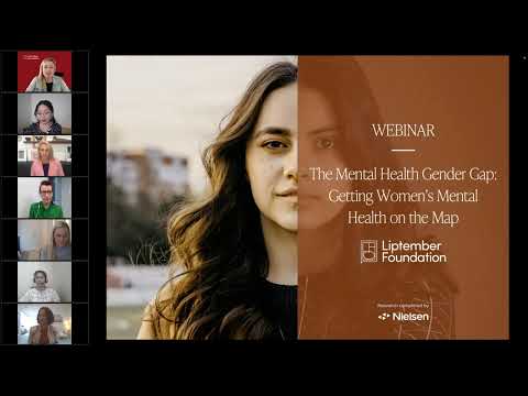 Liptember Foundation Webinar- The Mental Health Gender Gap: Getting Women’s Mental Health on the Map