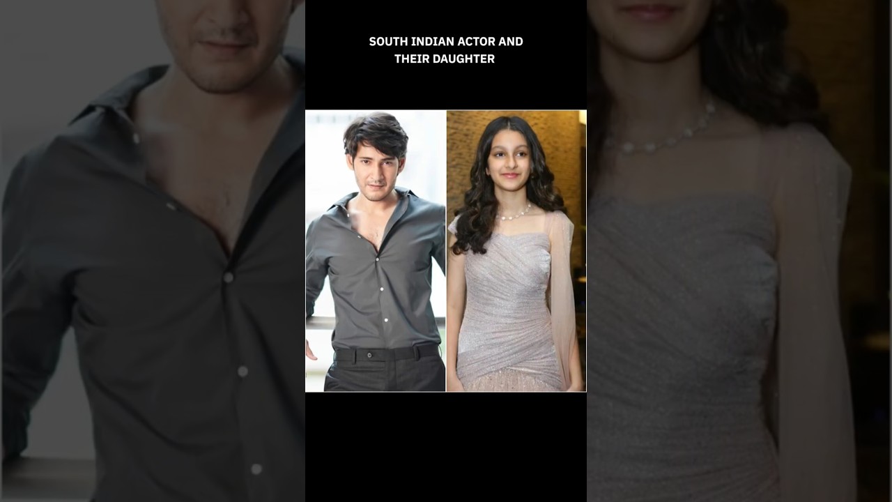 South Indian Actors & Their Beautiful Daughters ❤️🔥 #Shorts #daughter #alluarjun