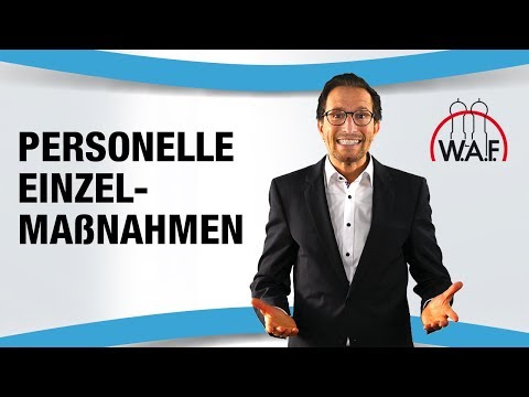 Personelle Einzelmaßnahme einfach erklärt - Definition der personellen Einzelmaßnahme