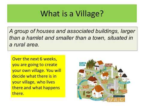 Lesson: What is a village?
