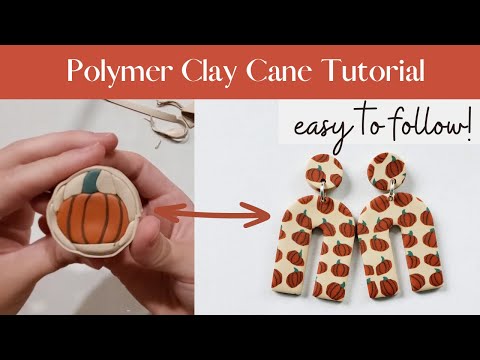 POLYMER CLAY CANES | POLYMER CLAY EARRINGS | CLAY EARRINGS | POLYMER EARRINGS | CLAY CANE TUTORIAL