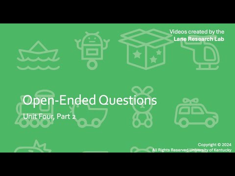 Unit 4 Part 2b Open-Ended Questions