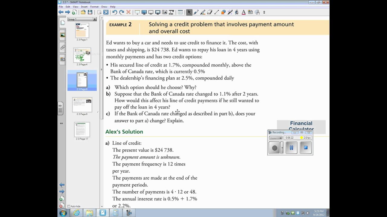2 3 Solving Credit Problems