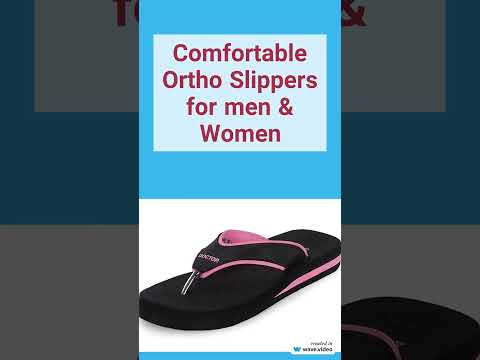 Orthopedic TPR Slippers with Cushion FootBed for Adult