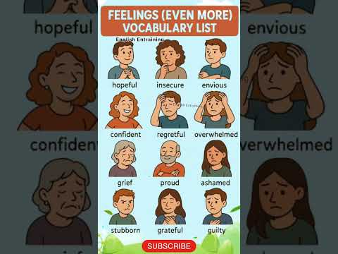 😮 Feeling Even More Vocabulary in English | Express Your Emotions Better | #Shorts #dailyenglish