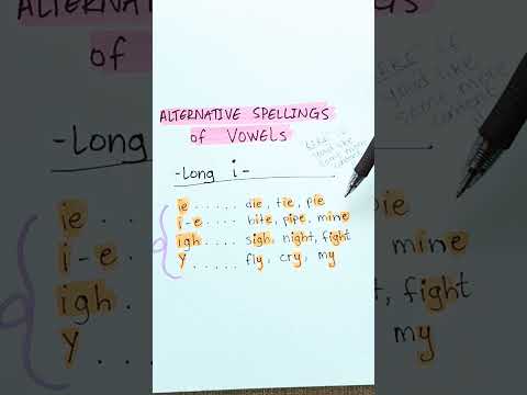 Letter sounds: ie, i_e, igh, y