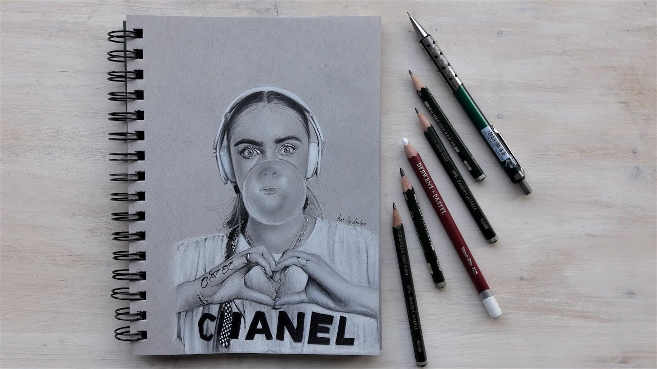 Drawing Cara Delevingne | ArtbyAmber