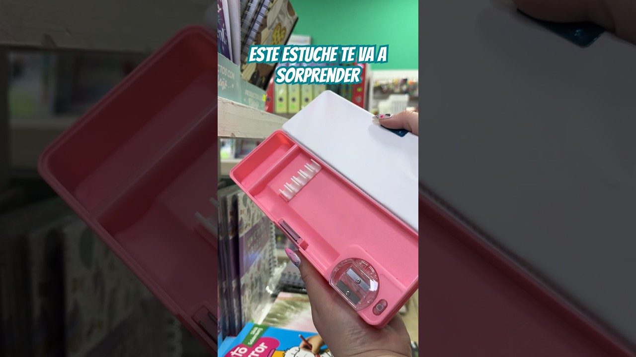 Este estuche te va a sorprender! Es una cartuchera retro mecánica #retro #vintage #cartuchera