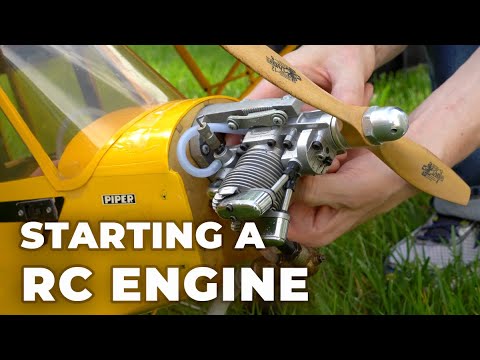 Starting An RC Engine | Saito .62 4-stroke glow
