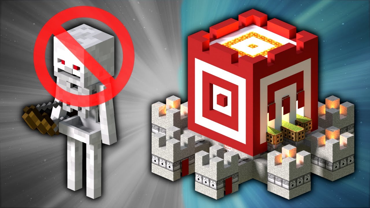 Minecraft: How to Build a Skeleton Proof House #2 - Minecraft Builders