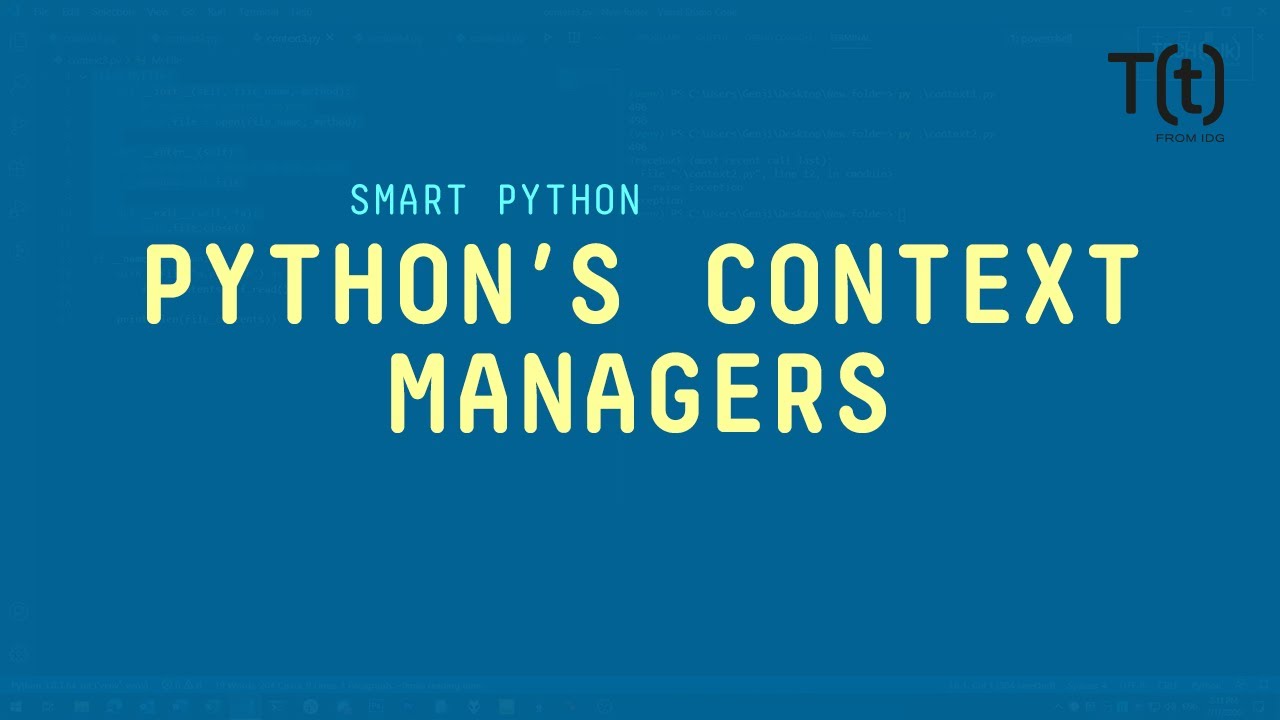How Python's context managers help you clean up after yourself
