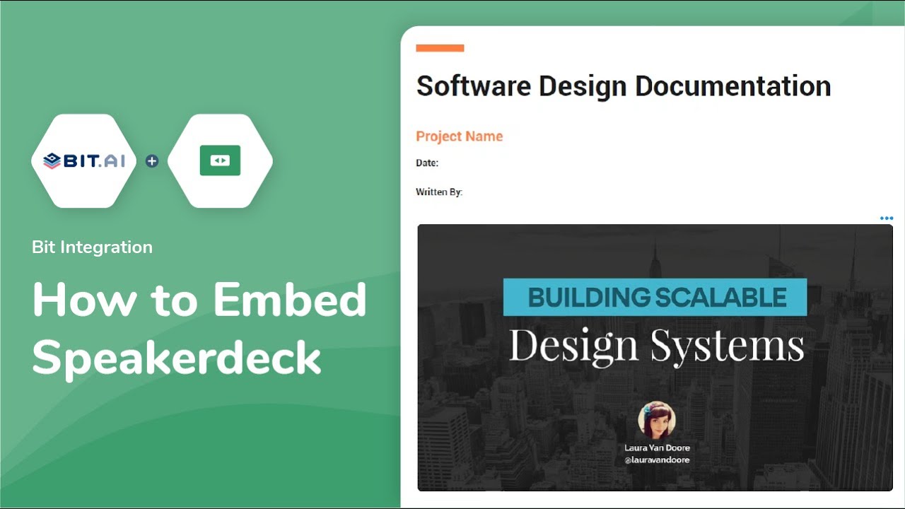 How to Embed Speaker Deck on Documents | Bit Docs - Bit.ai