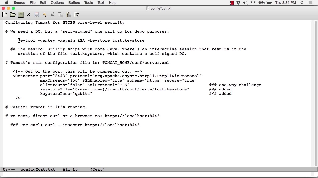 13 05 Configuring Tomcat For HTTPS