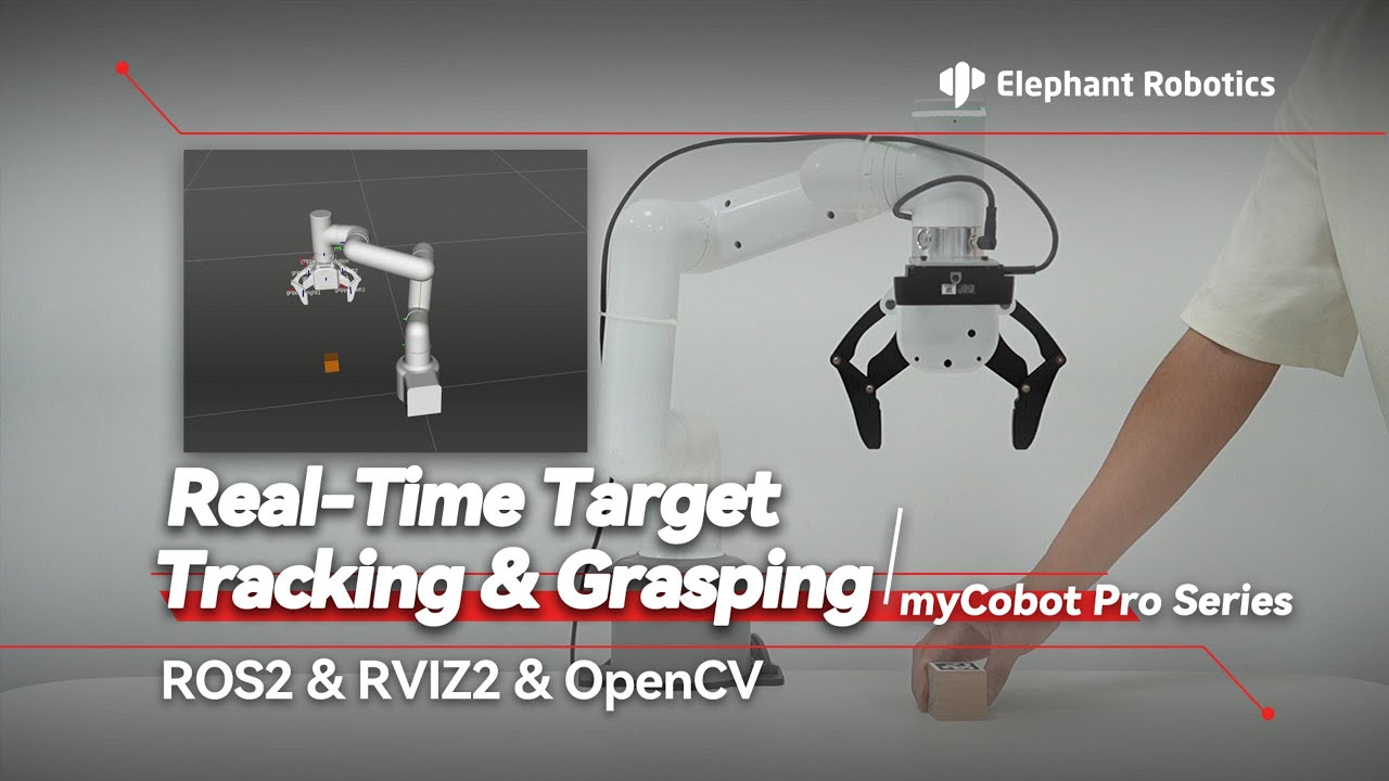 myCobot Pro 450 | Explore How to Do Real-Time Vision Tracking & Grasping with the 6-DOF Cobot