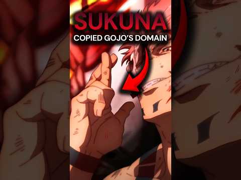Why did Sukuna copied Gojo's hand-sign? #jujutsukaisen #sukuna