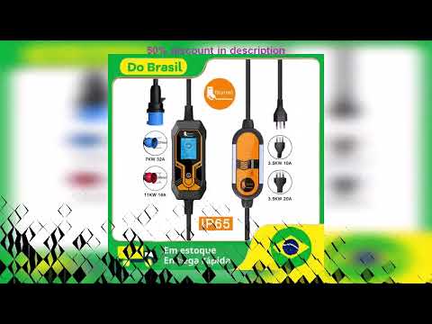 #feyree 32A 7KW Type2 EV Portable Charger 3.5KW 16A 1Phase EVSE Charging Box 11KW 16A 3Phase Car