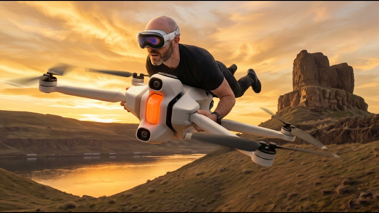 World's First 360° Drone and Apple Vision Pro (This Might Be the Greatest Spatial Accessory Ever)