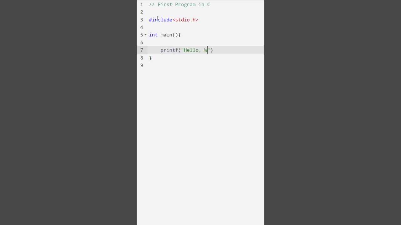 C Programming: Your First 'Hello, World!' Program Tutorial | Beginner's Guide