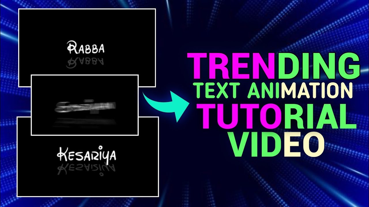 Trending Viral Text Animation Making Process || Tutorial || By X2 EDITZ