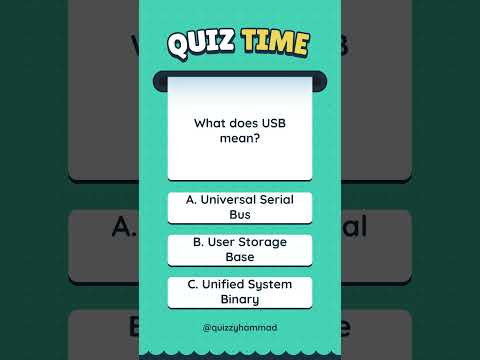 What Does USB Stand For?