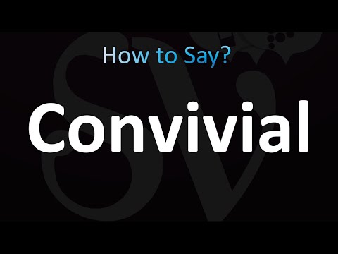 How to Pronounce Convivial (correctly!)