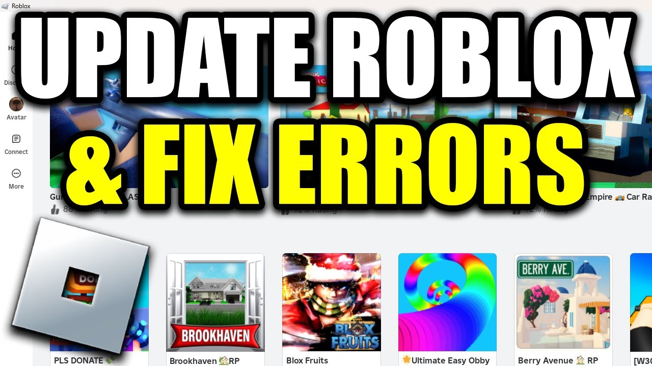 How to Update Roblox on PC or Laptop & Fix Errors