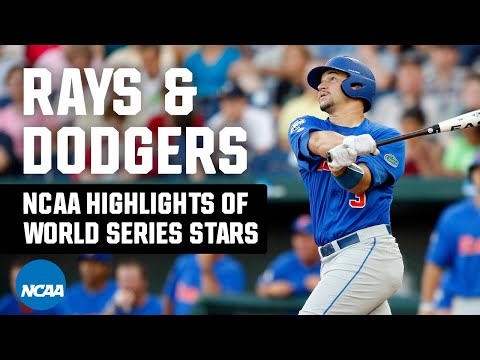 2020 MLB World Series stars’ college baseball highlights