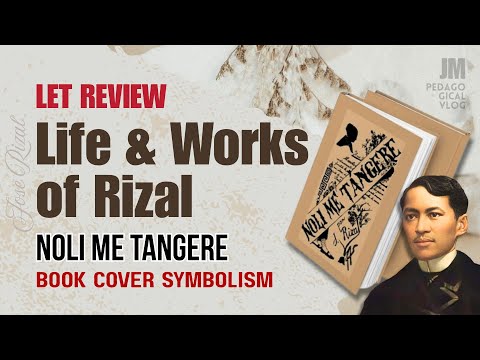 Life and Works of Rizal: NOLI ME | book cover symbolism
